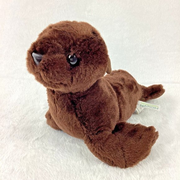 Aurora | Toys | Aurora World Destination Nation Brown Seal Plush ...